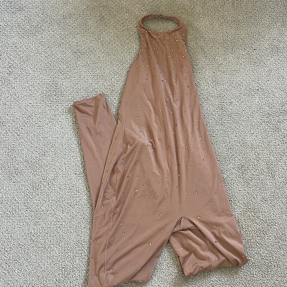 SKIMS | Pants & Jumpsuits | Skims X Swarovski Jelly Sheer Halter ...